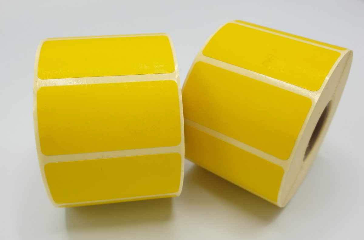 lable yellow 50*25 thermal – Axis Technologies